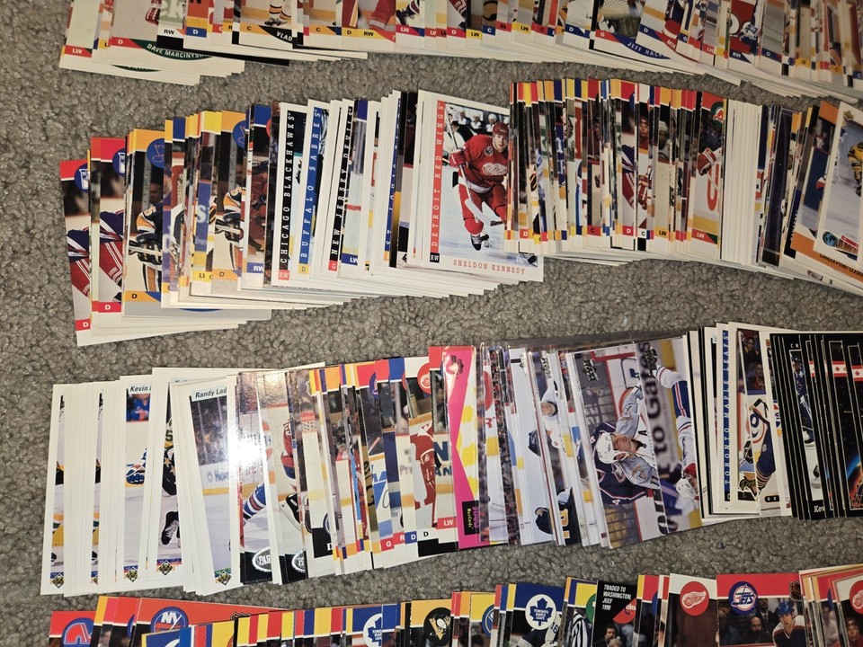 Lot Of 600 Hockey Cards Pro Set Upper Deck Vintage Modern Vtg NHL 90's ...