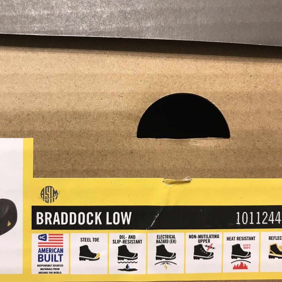 NEW KEEN UTILITY Men’s Size 10.5 WIDE Braddock Steel Toe Work Shoe 1011244 USA | eBay