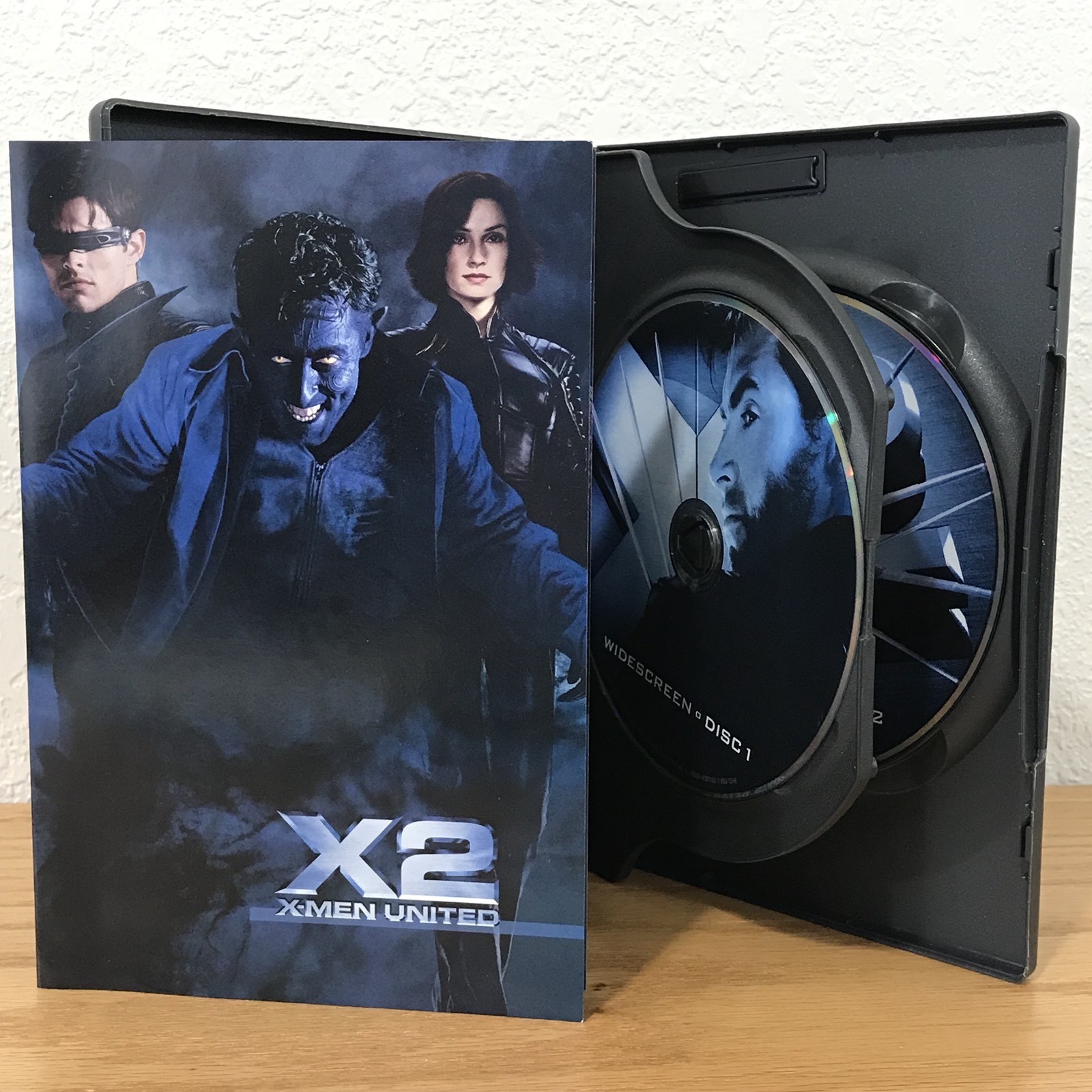 X2: X-MEN UNITED (DVD, 2003) 2-DISC SET w/SCENE INSERT ~ WIDESCREEN ...