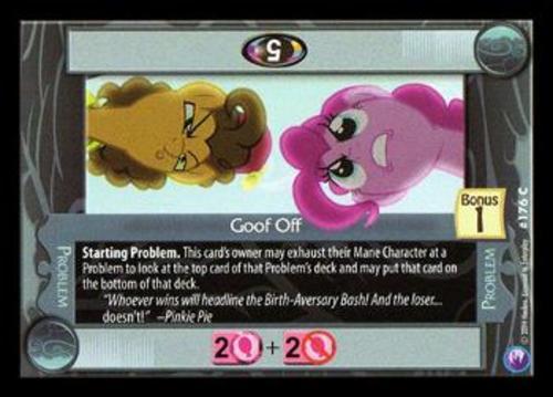 My Little Pony Canterlot Nights Goof Off - 176 - C - x3 MLP CCG | eBay