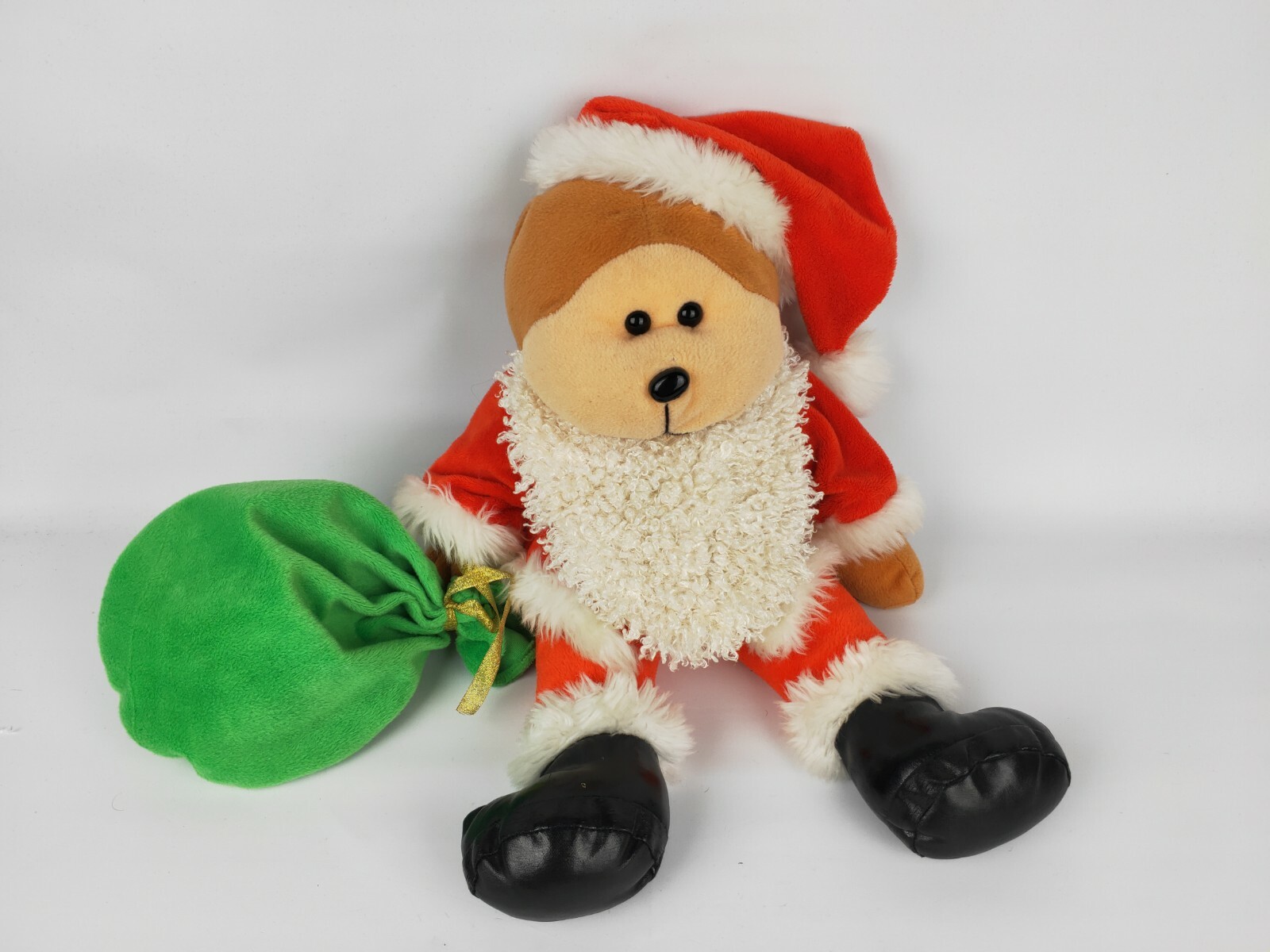 Rare Beanie Kid Large Cuddly Kid Santa Paws the Bear Skansen As New ...