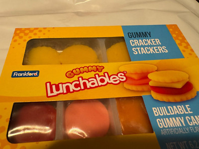 Official Lunchables Cracker Stackers Gummy Candy Buildable Gummies ...