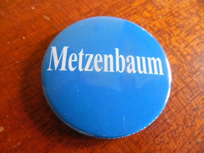 Ohio Senate Senator Local Pin Back Campaign Button Howard Metzenbaum ...