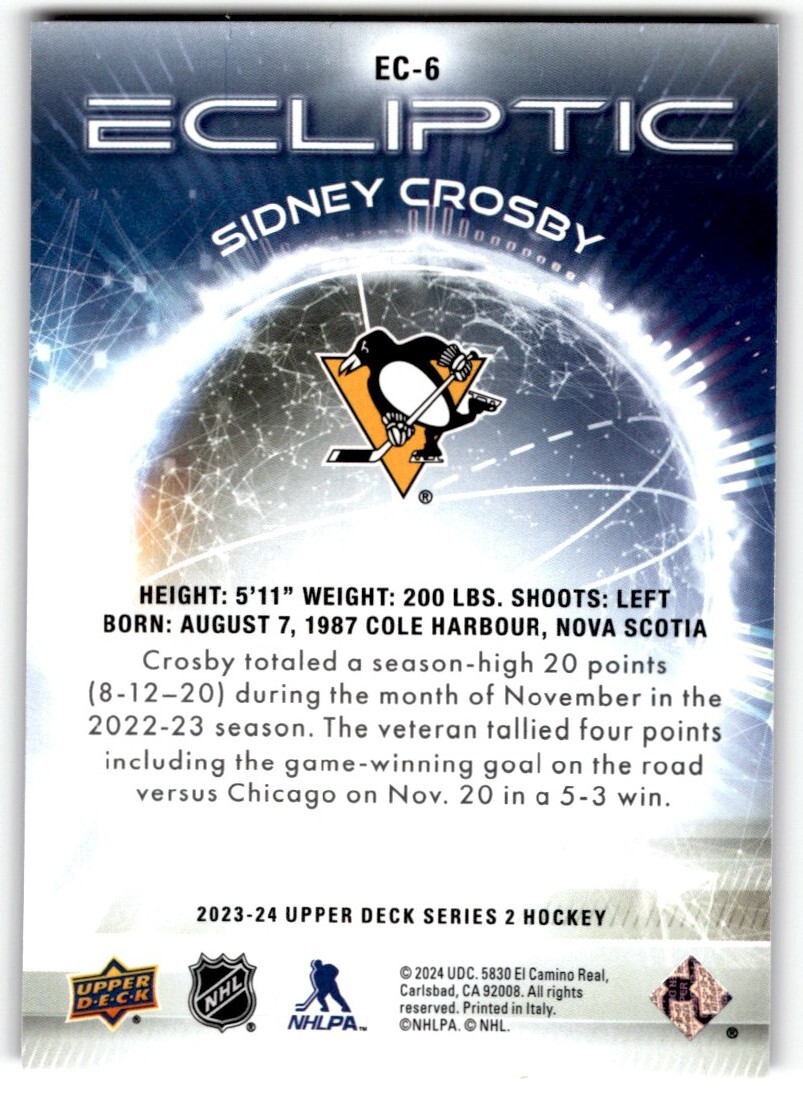 Sfondo Sidney Crosby 2024