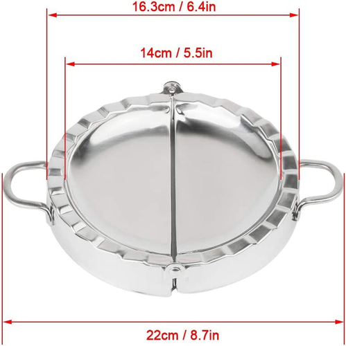 Large Empanada Maker, 6.4 inch Empanada Seal with 7 Inch Dough Cutter ...