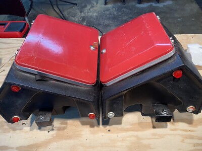 Vintage Vetter Saddlebags - set with Working Key! | eBay