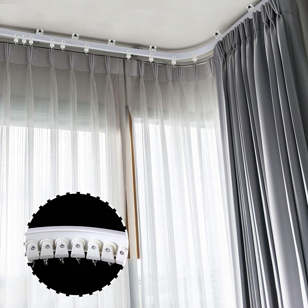 CLEARANCE PVC Hand Draw Coil Curtain Track | Grelly UK