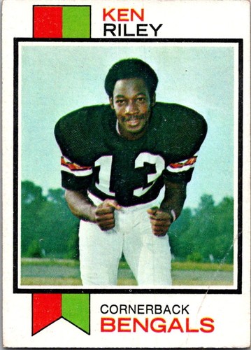 Ken Riley 1973 Topps #171 Rookie Cincinnati Bengals | eBay