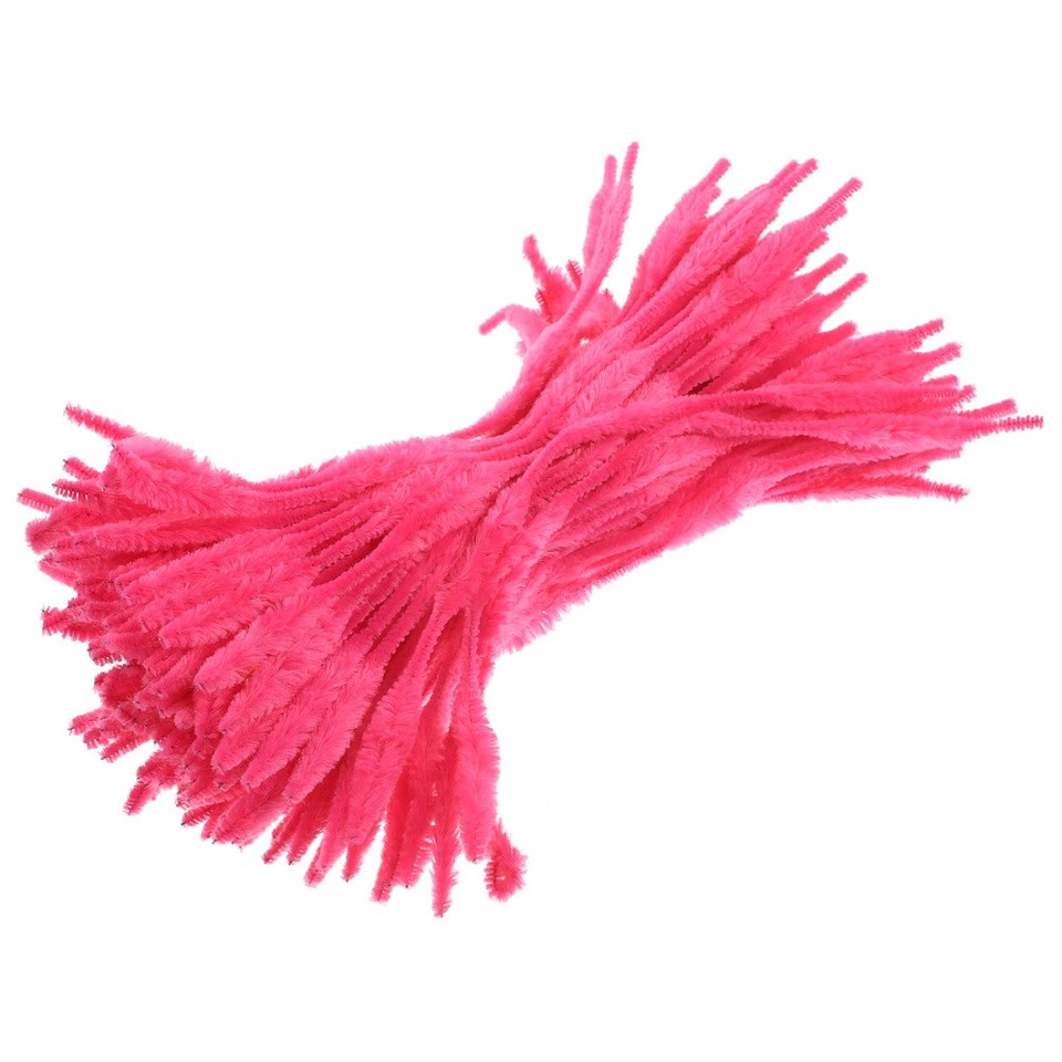 100 Pcs Chenille Sticks Craft Supplies Pipe Cleaners Stem Stems for ...