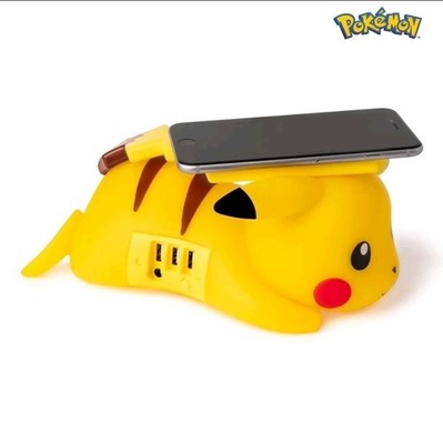 Pokemon Collectible Pikachu Induction & USB Charger Samsung iPhone 8-12 ...