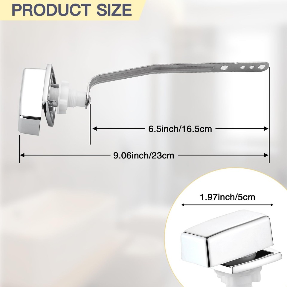for Kohler 85114-CP Left Side Trip Lever, Toilet Flush Lever Handle ...