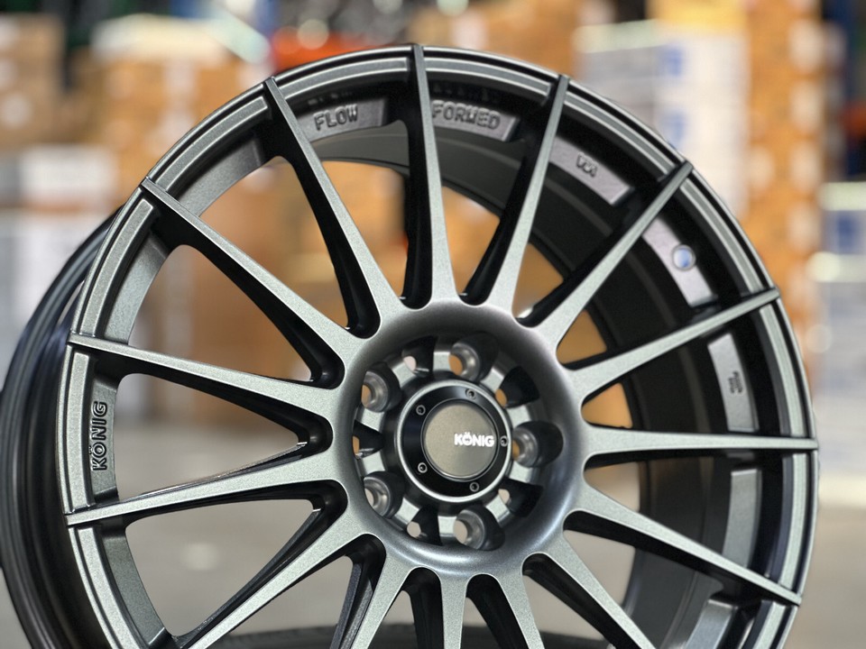 New 18x8 KONIG RENNFORM (4 Wheel) 5x112 fit Mercedes Audi TT A3 S3 VW ...