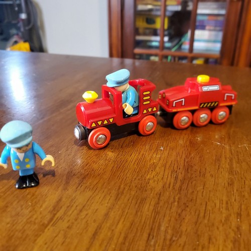 Brio Red Engine 33238 + Push and Pull Train Engine Car with Retractable ...