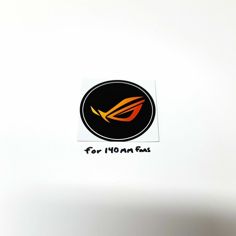 Corsair & ROG 120mm /140mm Fan Label Stickers for Corsair Fans (1 ...
