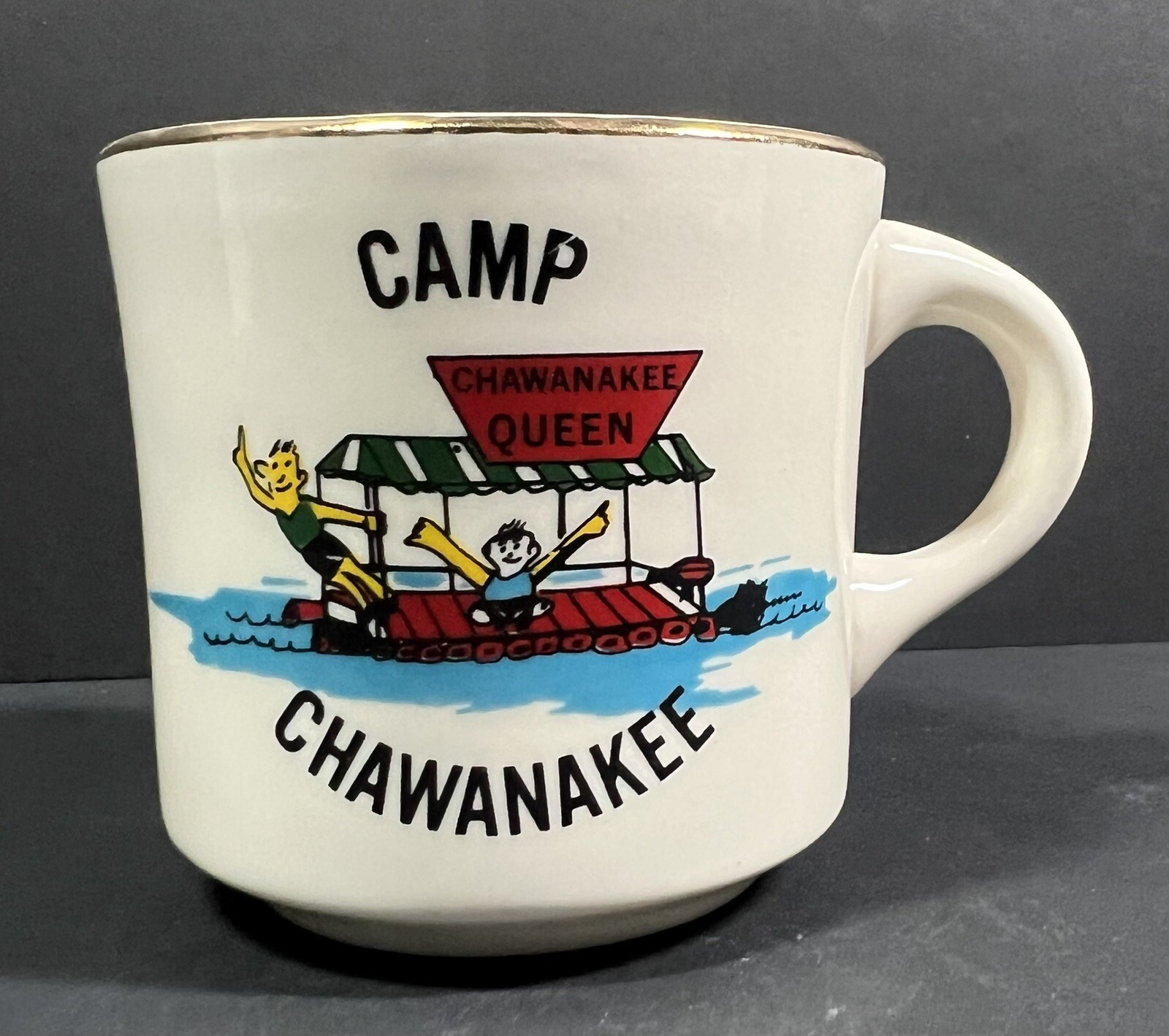 VTG Boy Scouts of America Chawanakee Queen Camp Chawanakee Mug | eBay
