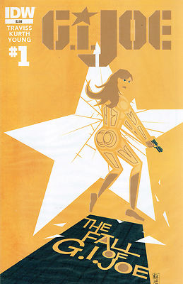 US COMIC PACK G.I. JOE fall of g.i. joe 1-4 travis kurth young IDW ...