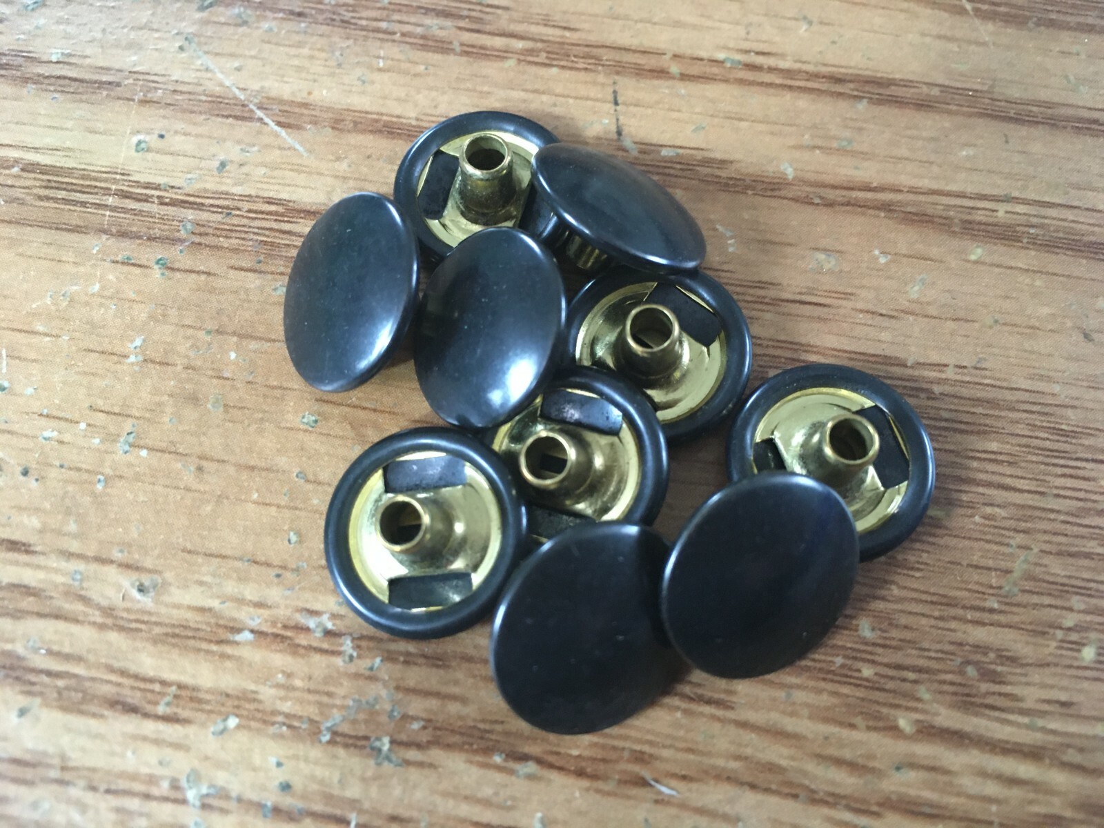 (50) 14830 BLACK SNAP FASTENER CAP | eBay