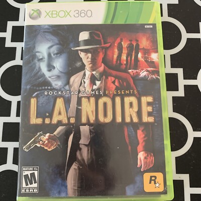 L.A. Noire (Microsoft Xbox 360, 2011) 3-Disc Game Rockstar CIB COMPLETE ...