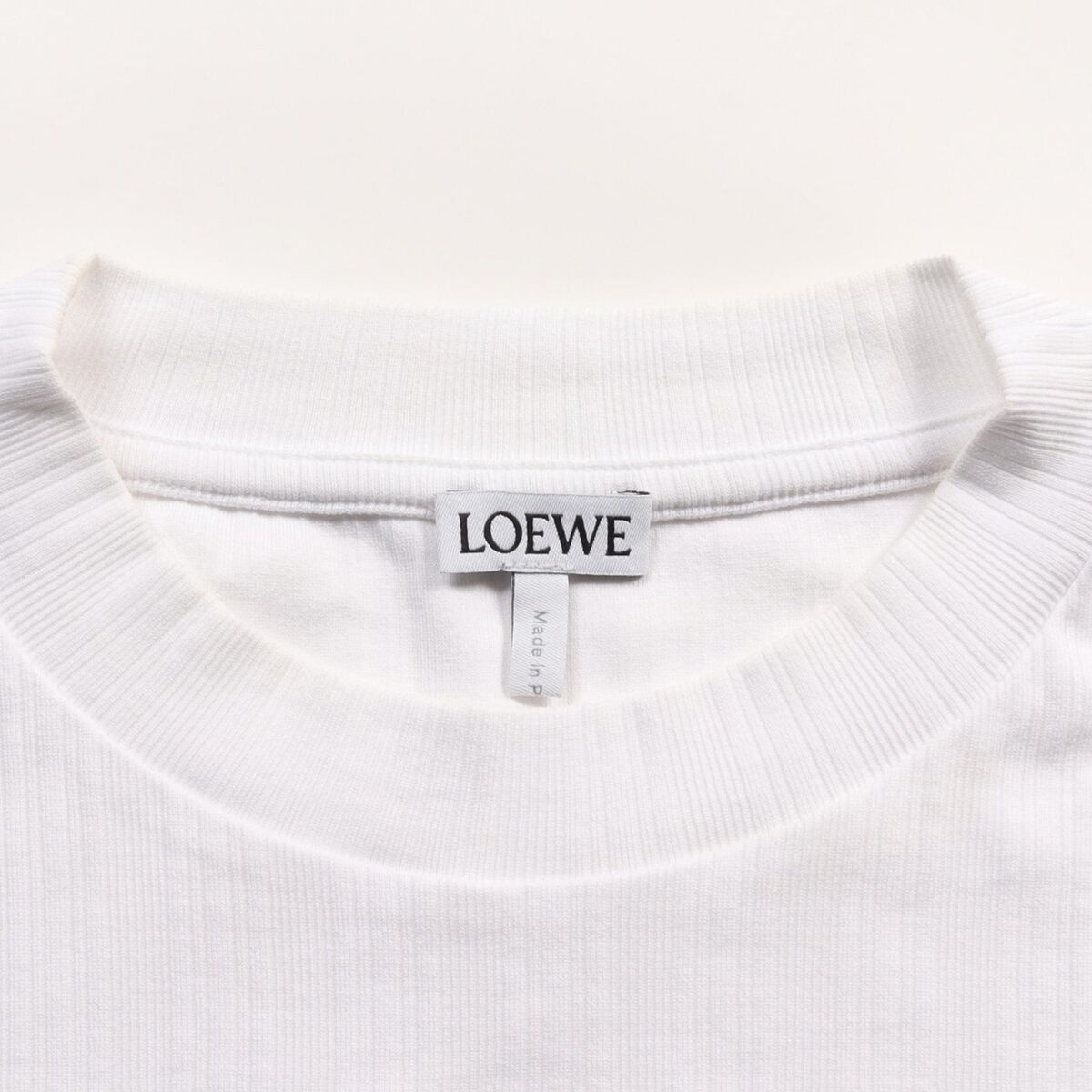LOEWE anagram T-shirt S359Y23X87 cotton White Used Women #M LOEWE anagram T-shirt S359Y23X87 cotton White Used Women #M