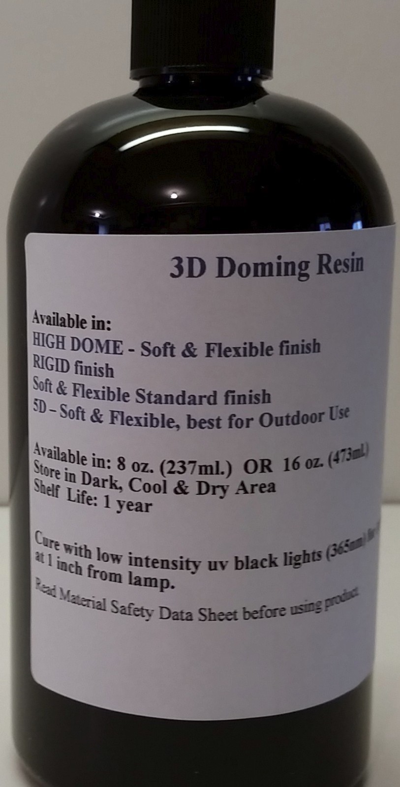 UV Curing 3D Doming epoxy resin, 1 component, Soft finish | eBay
