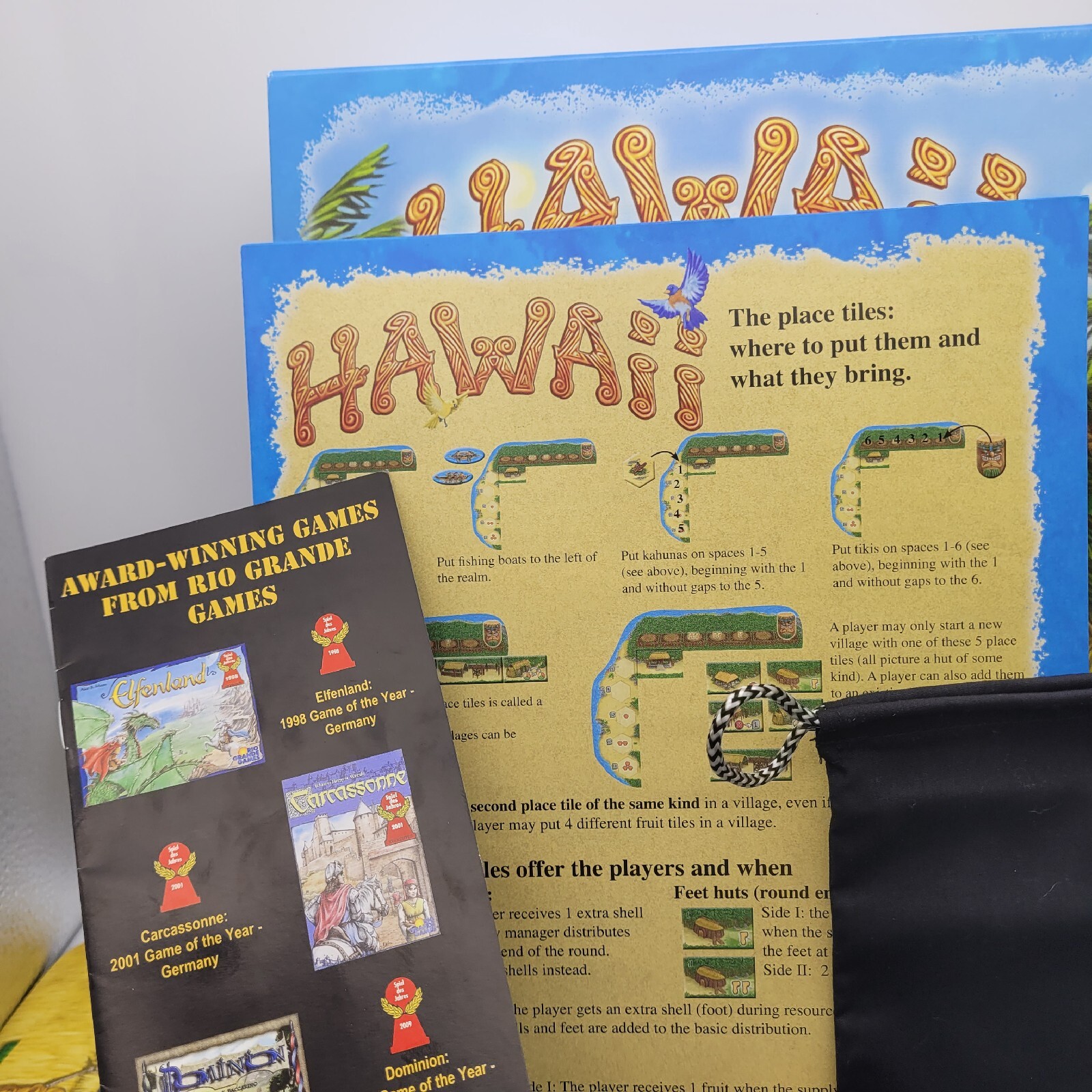 HAWAII BOARD GAME by Gregory Daigle - Rio Grande Games. First English ...