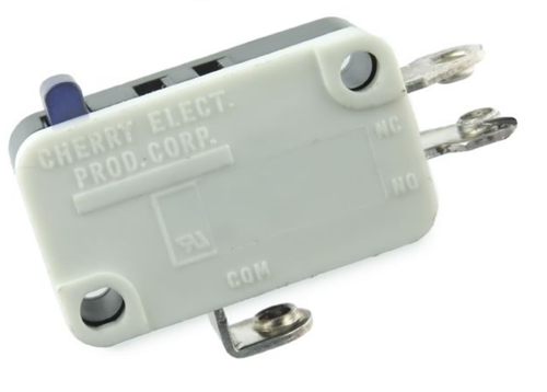 Cherry E22 Miniature Snap Action Switch, 3 Amp 125 250VAC 1/10 HP SPDT ...