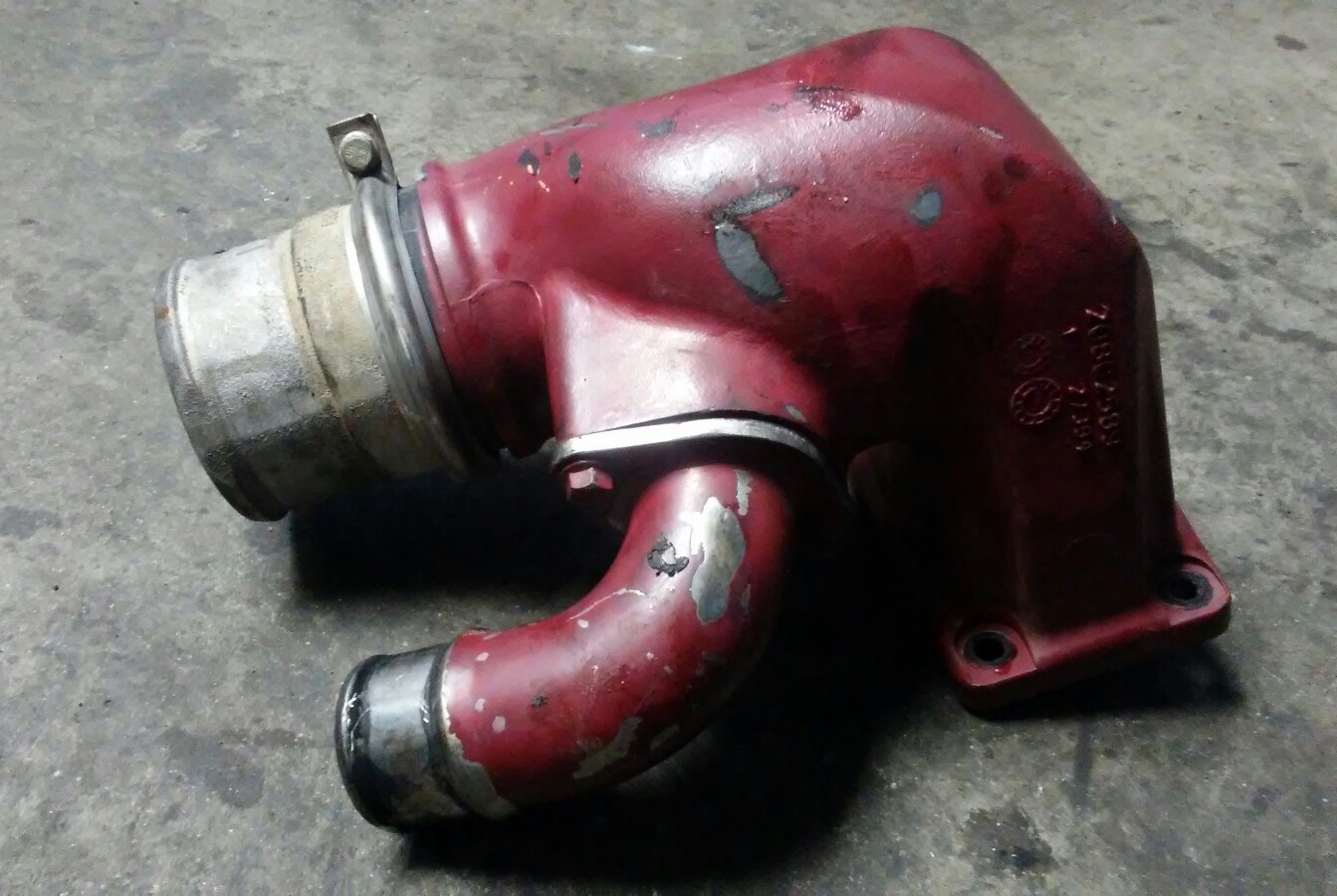 MACK MP7 INTAKE ELBOW PIPE 20802589 | eBay