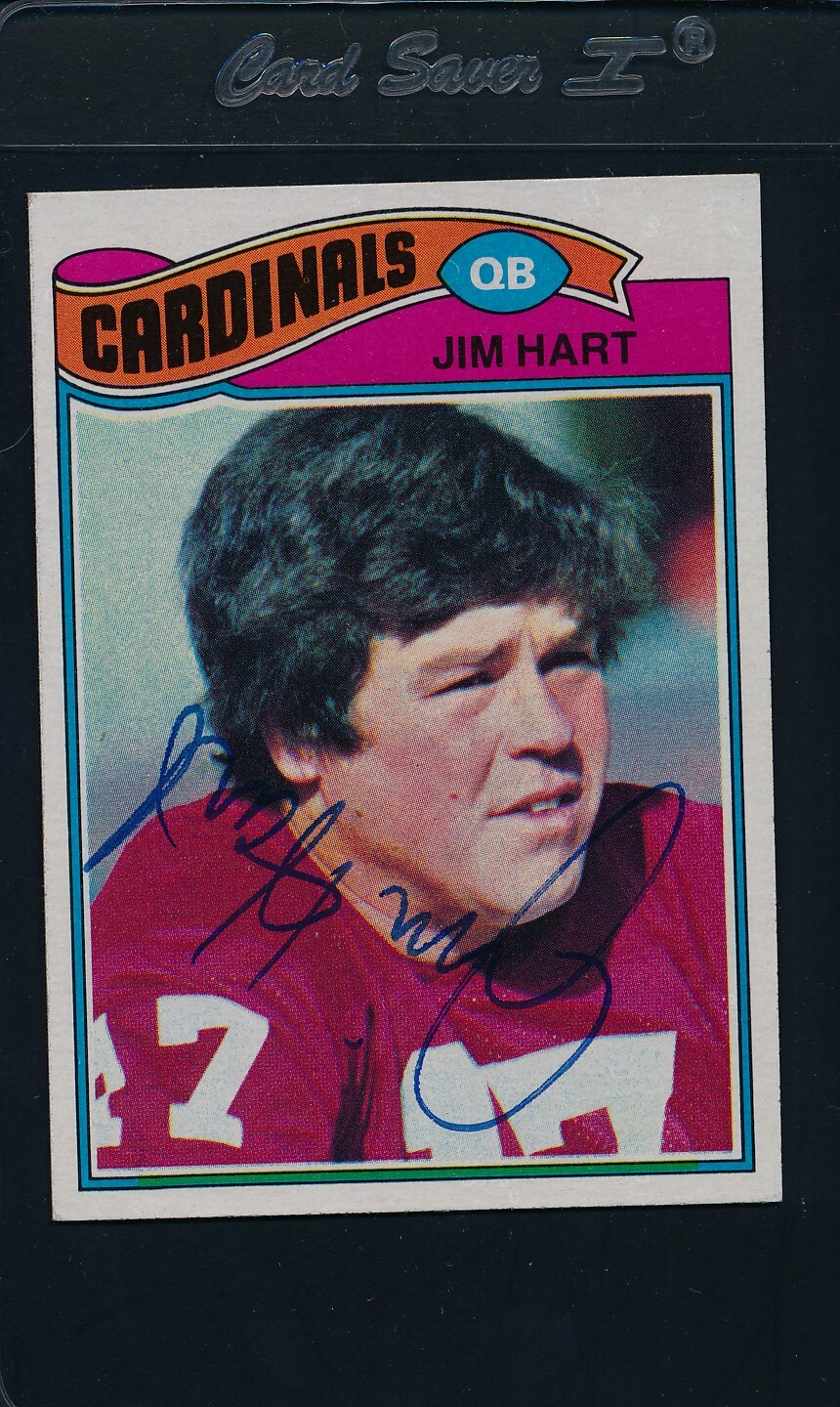 1977 Topps #485 Jim Hart Cardinals Signed Auto *31610 | eBay