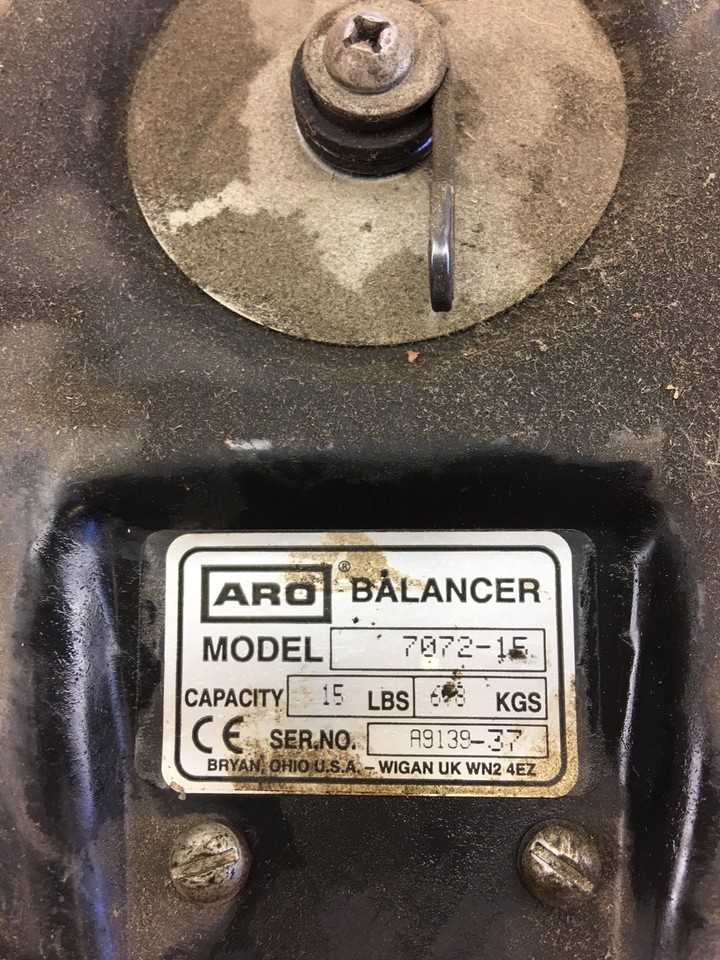 USED ARO 7072-15, 15 LBS CAPACITY BALANCER, GOOD CONDITION, FAST SHIP ...