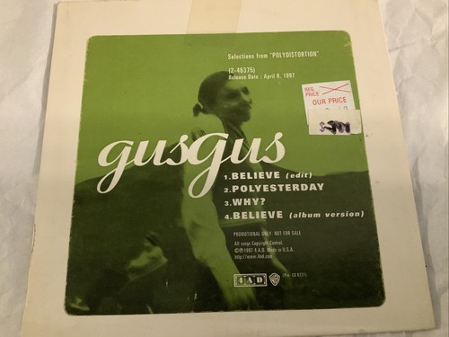 GUS GUS Sampler 4TRX w/RARE EDIT PROMO DJ CD Single 4AD | eBay