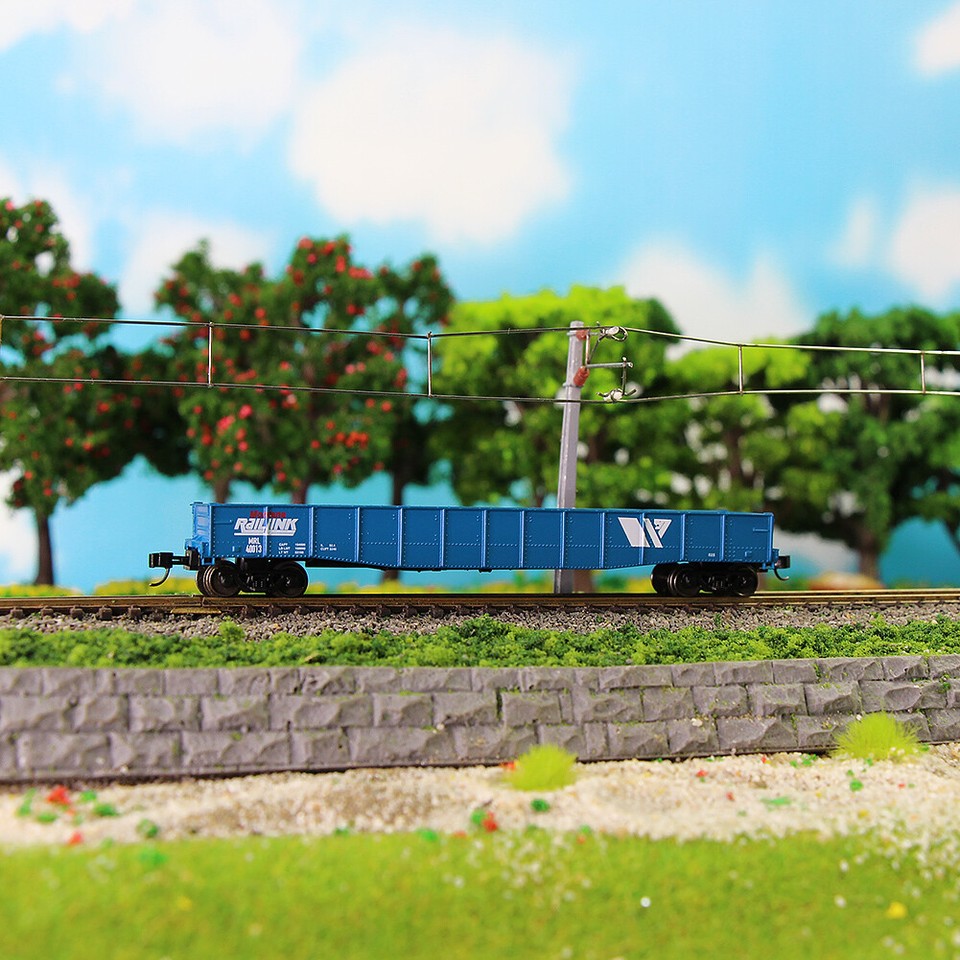 Evemodel N Scale 1:150 53ft Low-side Gondola Cars Railway Wagon Model ...