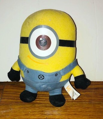 9" STUART MINION PLUSH TOY FACTORY 2014 Despicable Me Stuffed Animal | eBay