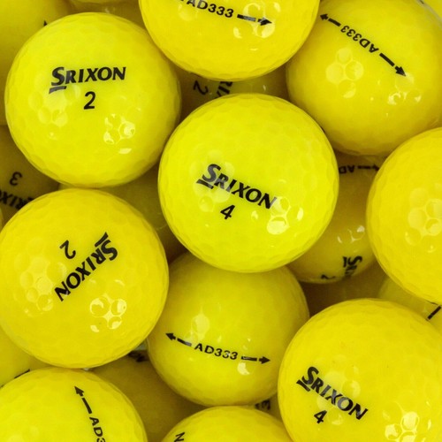Srixon AD333 YELLOW Golf Balls - PEARL / GRADE A - from Ace Golf Balls ...