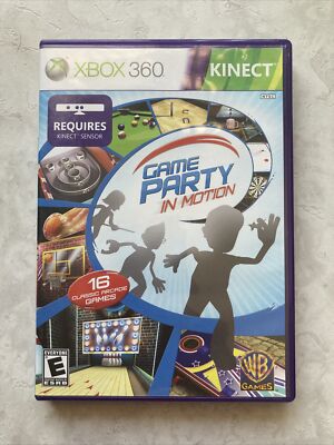Game Party In Motion XBOX 360 KINECT. CIB TESTED AND WORKS GREAT ...