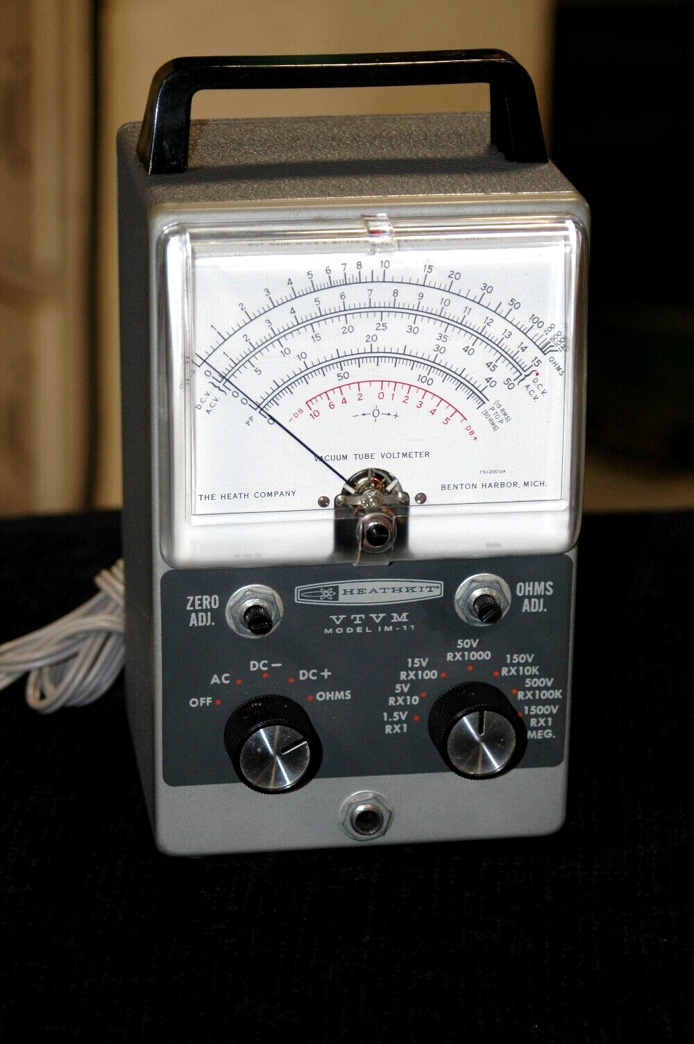 Vintage Heathkit VTVM IM-11 Vacuum Tube Voltmeter | eBay