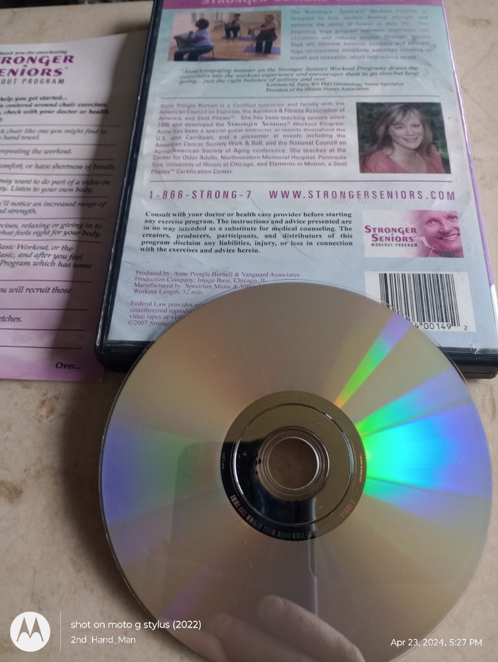 2007 STRONGER SENIORS WORKOUT ANNE PRINGLE BURNELL YOGA DVD | eBay