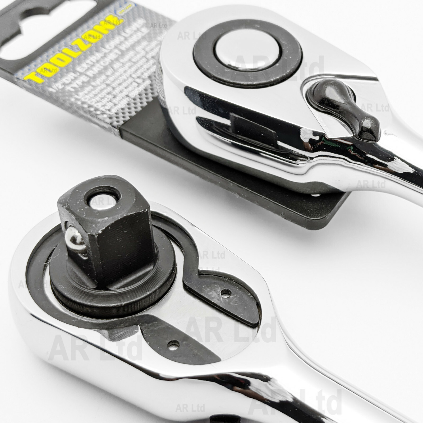 Extra Long Ratchet Wrench with 1/2in square socket drive. Ratchet ...