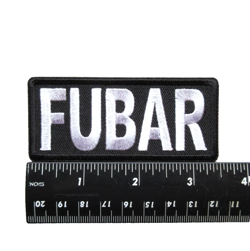 🔥FUBAR F@@ked Up Beyond All Recognition Funny Humor Embroidered Iron On ...