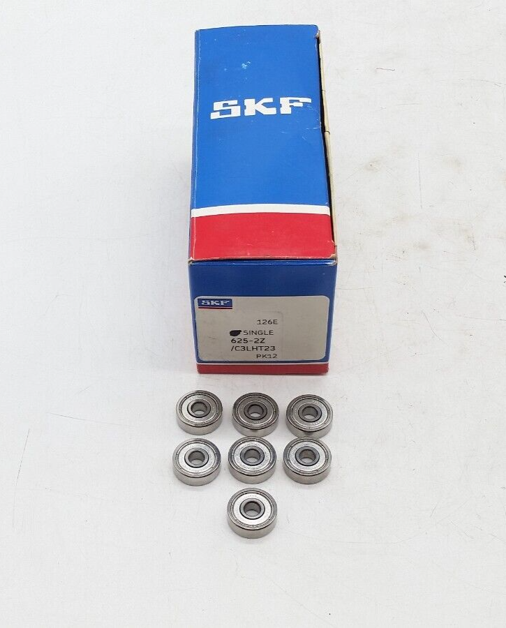 SKF 625-2Z/C3LHT23 Deep Groove Ball Bearing (Lot of 7) | eBay