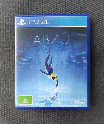 ABZU 🎮🤿🦈 Sony PS4 Game 💥 Deep Ocean 🐳 Playstation Disc 🐬 ABSU Blue Sea ...
