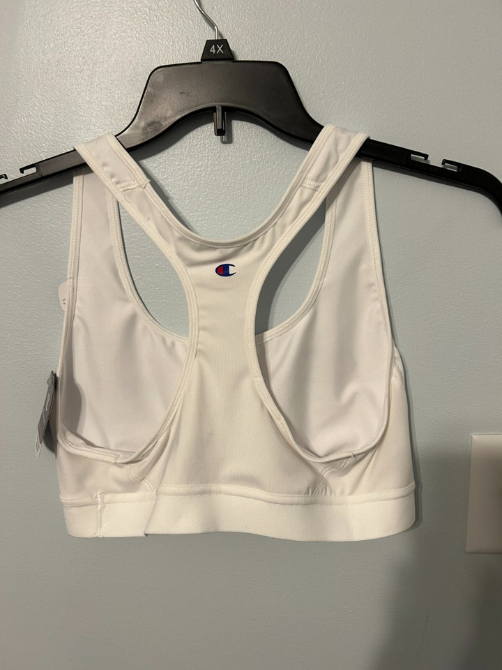 NWT Champion Plus Size Absolute Workout Bra Women's Size 1X White ...