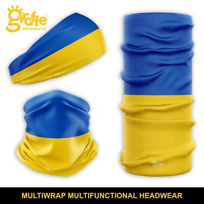 Ukrainian Ukraine Flag Support Multifunctional headwear Bandana Snood G ...