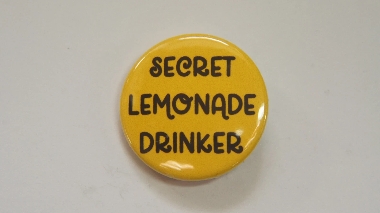 Secret Lemonade Drinker 1.5 Inch 38mm Button Badge - Novelty Badge ...