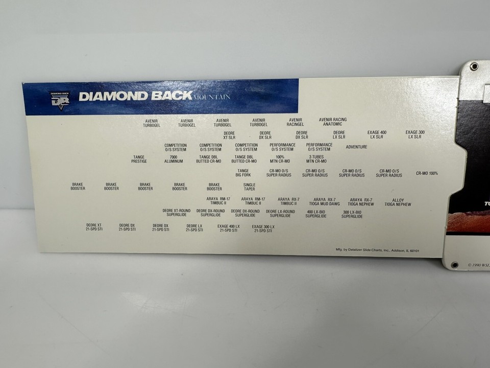 Vintage 1990 Diamondback MTB & Road Consumer Catalog Brochure USA HTF ...