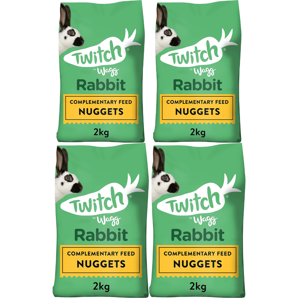 Twitch Wagg Rabbit Food Feed Nugget Brunch Bunny Dry Treats Snacks Pet ...
