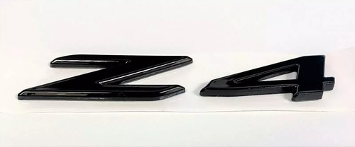 BLACK Z4 REPLACEMENT FOR BMW Z-4 REAR TRUNK NAMEPLATE EMBLEM BADGE ...