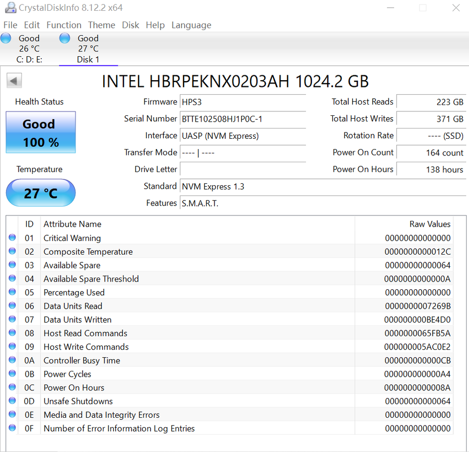 Intel Optane™ HBRPEKNX0203A 1TB SSD M.2 2280 NVMe Memory H10 with 1TB ...