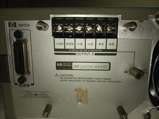 HP 6622A System DC Power Supply Dual Output 80w for sale online | eBay