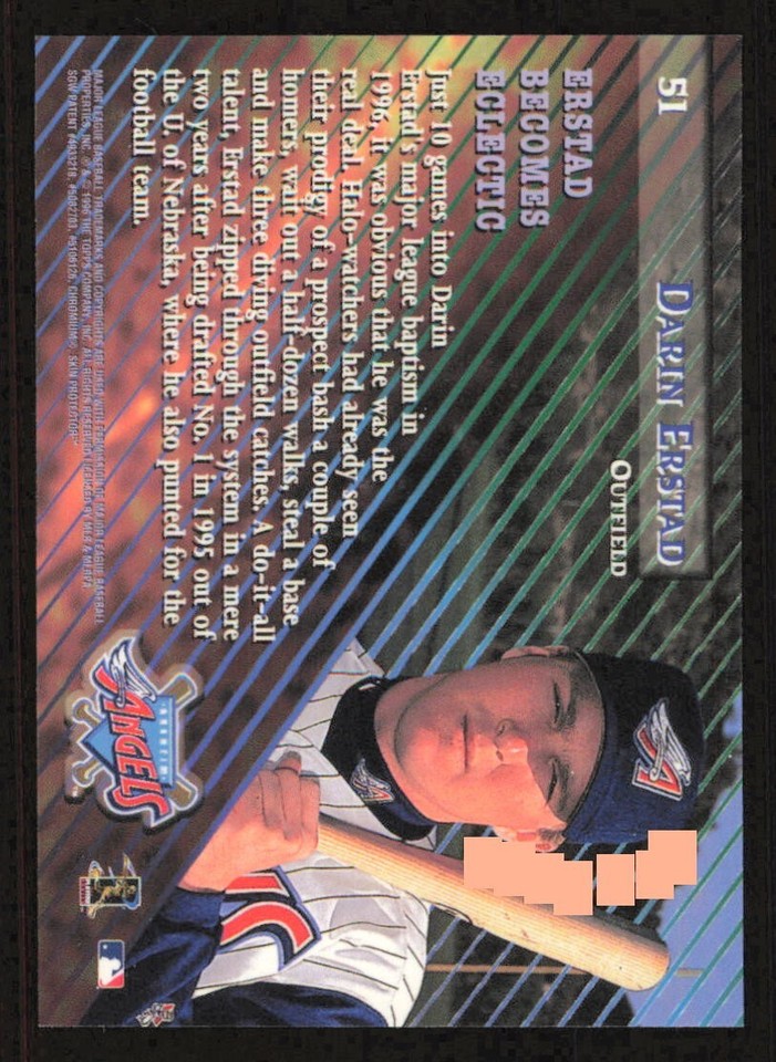1997 Topps Stadium Club DARIN ERSTAD MEMBERS ONLY card LOS ANGELES ...