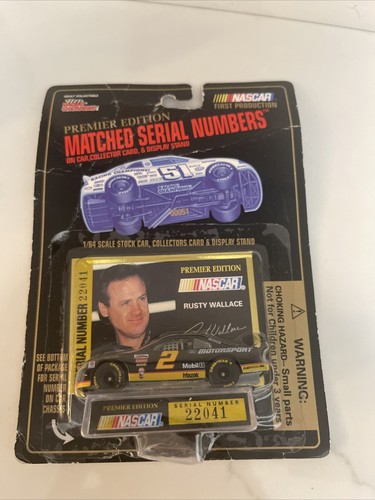 NASCAR #2 Rusty Wallace Matched Serial Numbers 1:64 Die Cast Stock Car ...